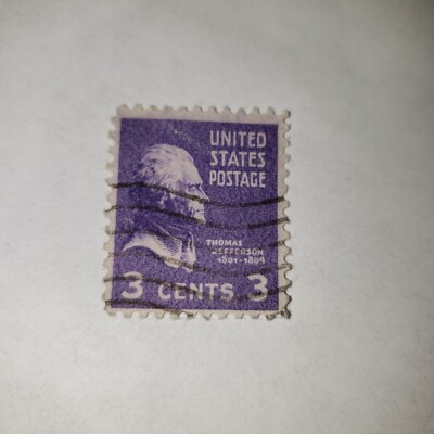 Thomas Jefferson 3 Cent US Stamp Rare A Must Have Free Shipping | eBay