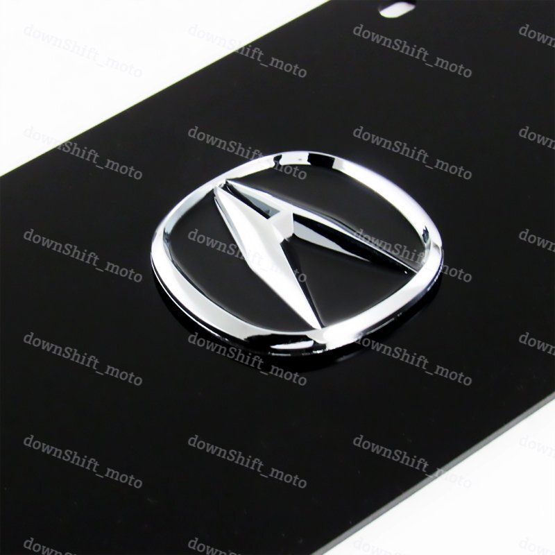 Authentic For Acura 3D Stainless Steel Front License Plate Frame Metal ...