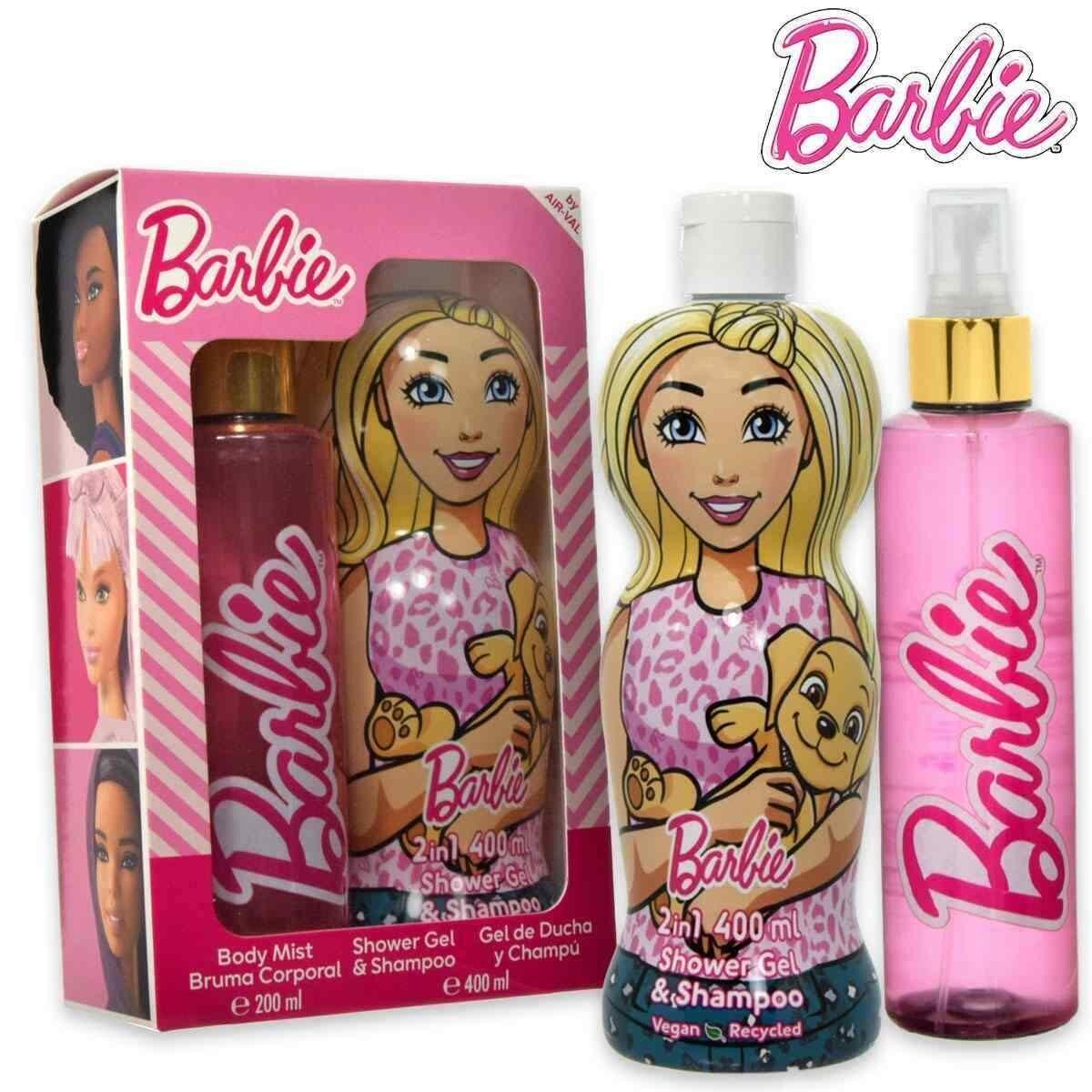 Barbie cofanetto bambina acqua corpo 200ml + shampoo & sower gel 400ml ...