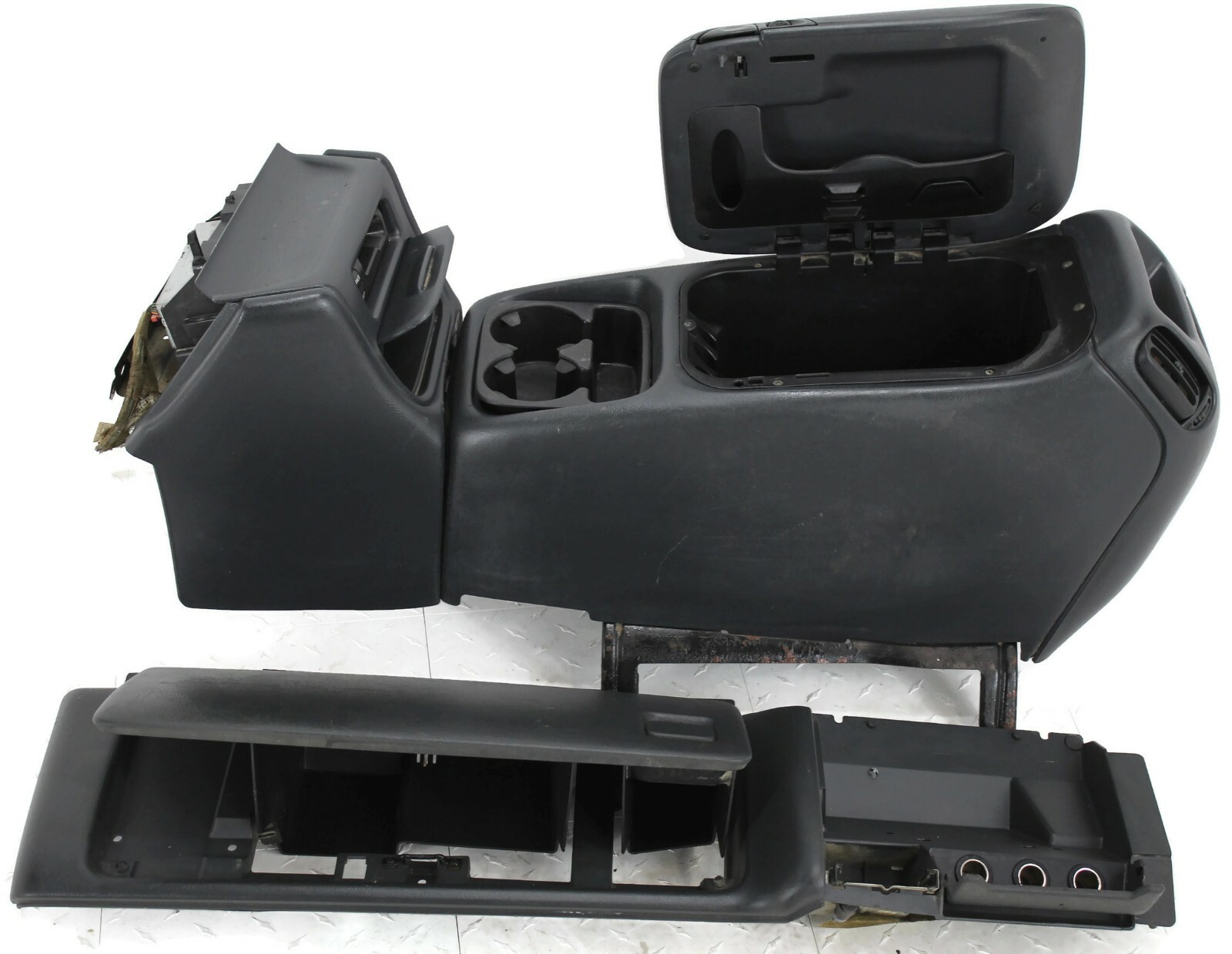 1999-2002 Avalanche Sierra Silverado Floor Center Console & Glove Box ...