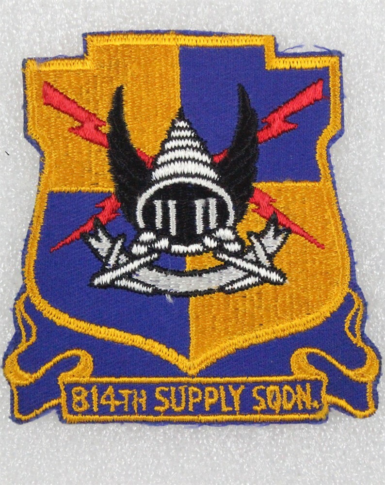 USAF Air Force Patch: 814th Supply Squadron | eBay