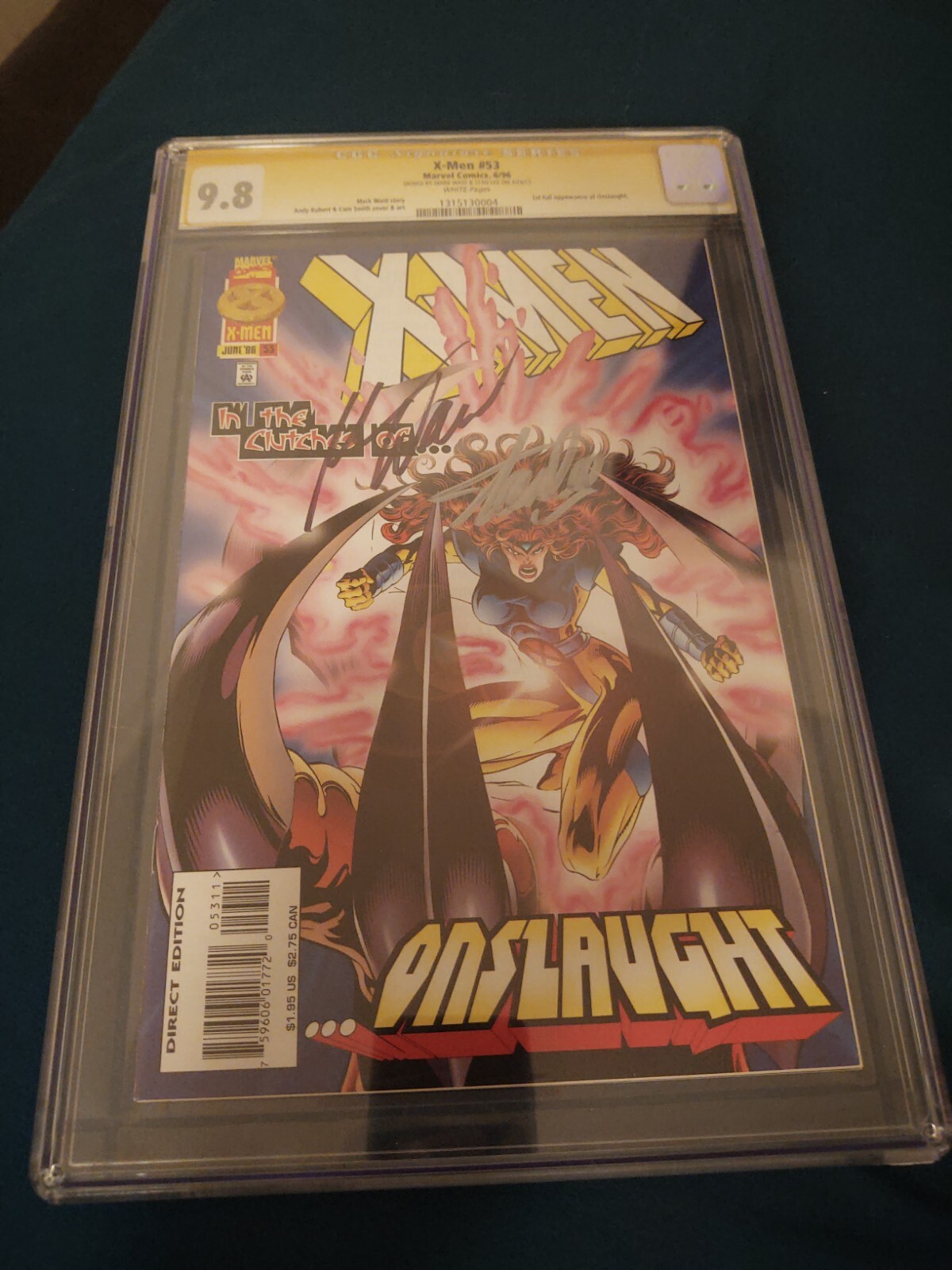 X-Men #53 CGC 9.8 Signed Stan Lee & Mark Waid, 1st Full Appearance Of ...