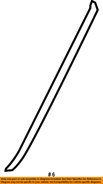 BMW E70 X5 Right Drip Molding 51317250396 for sale online | eBay