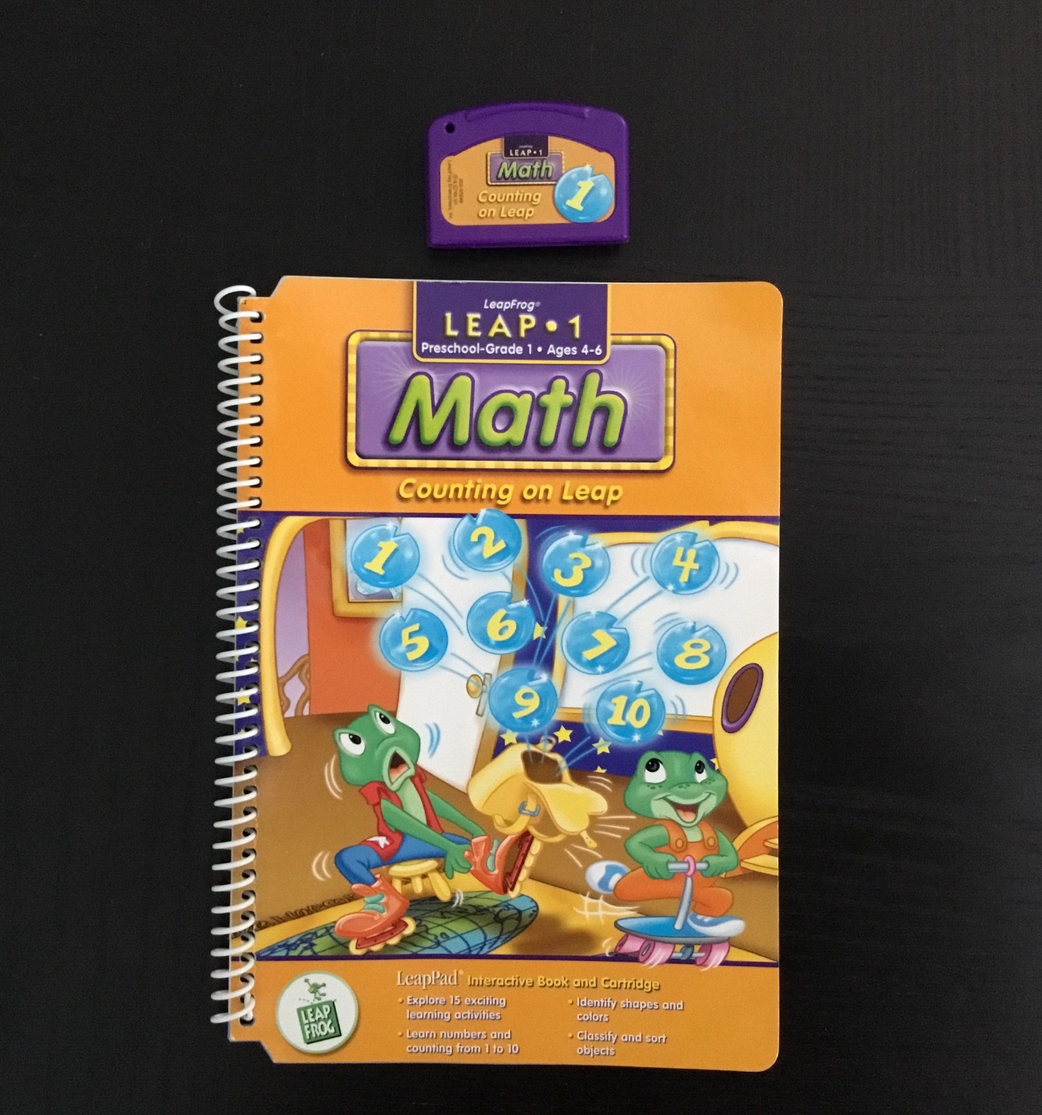 Leapfrog Leappad Lot of 3 Math Counting On Leap, Pooh Gets Stuck, Bible ...