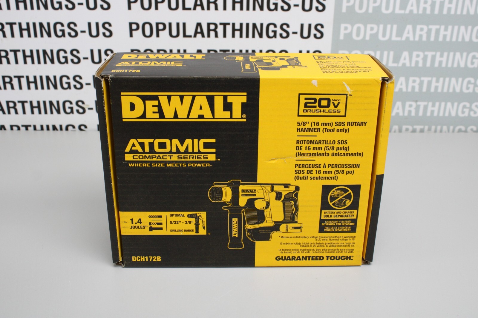 DEWALT DCH172B 20V Cordless Rotary Hammer Drill - Multicolor for sale ...