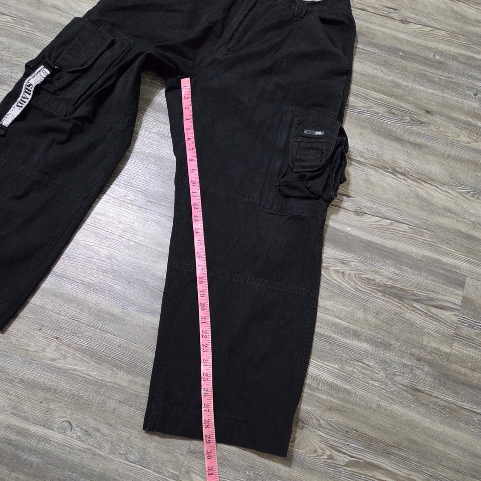 Vintage Y2K Shady Eminem Cargo Pants Rave Girbaud Parachute Size 32x29 ...