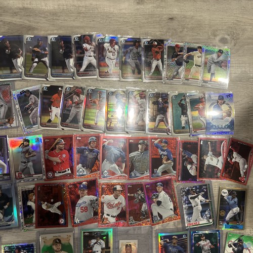 (146) ALL Parallels/Color Baseball Lot #’ed /25 Orange Bowman Chrome ...