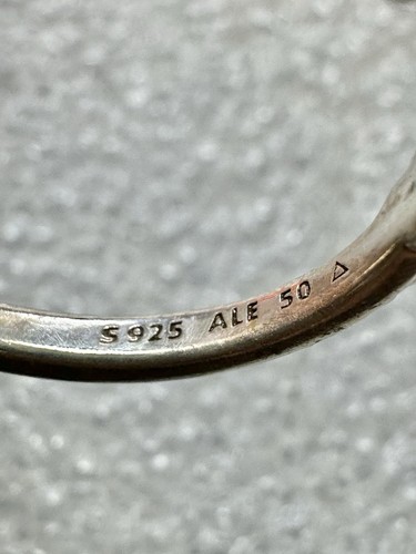 PANDORA Ale .925 Sterling Silver 3 Hearts Bypass Ring Adjustable | eBay