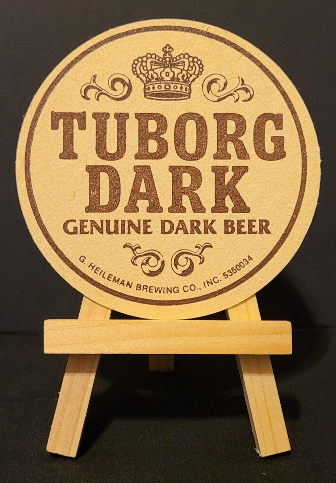 Tuborg Dark Beer & Tuborg Gold Genuine European Taste 3.5 Inch Beer ...