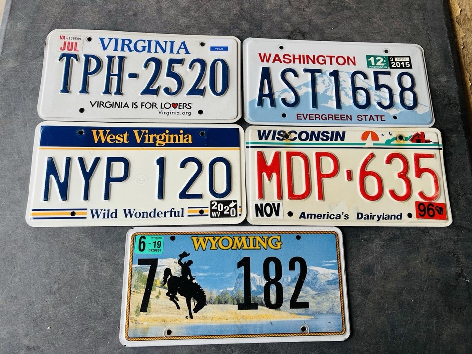 LOT OF 50 COMPLETE SET OF ALL UNITED STATES LICENSE PLATES——CHECK IT ...