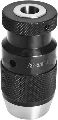 1/32"-5/8" Keyless Drill Chuck Heavy Duty JT33 Taper Mount Fit for ...