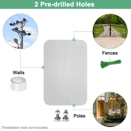 2-Pack Speed Limit 0 MPH Sign 12" x 8" Aluminum Weather Resistant ...