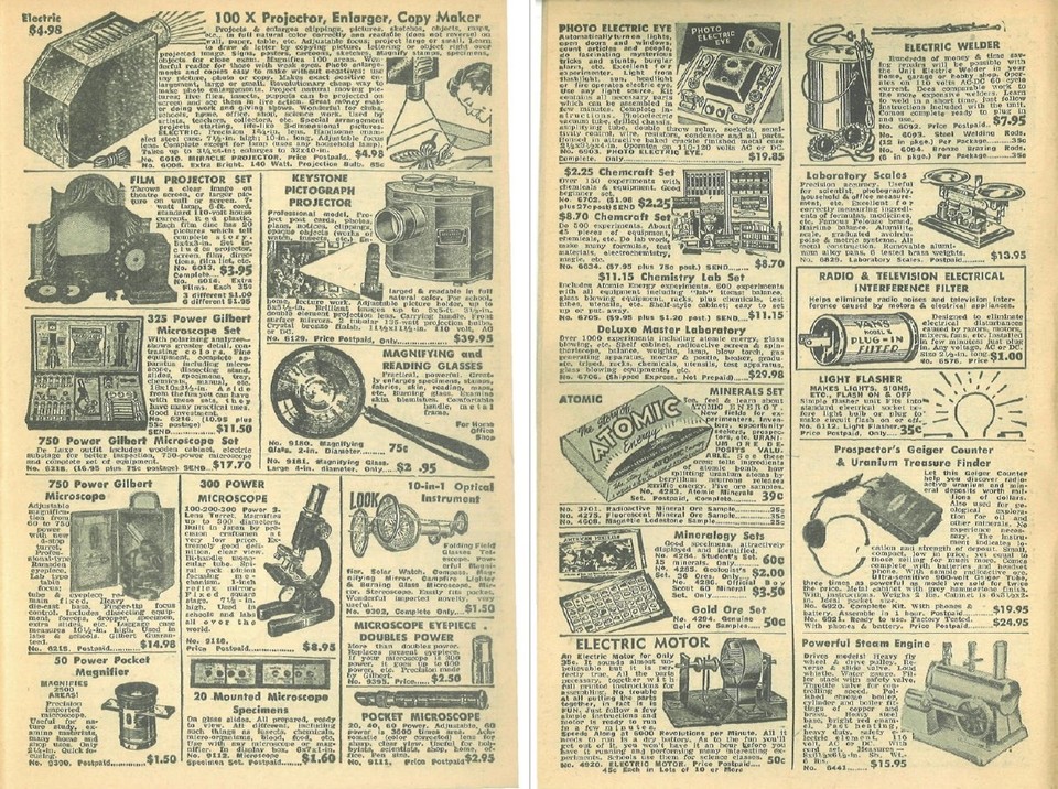 Johnson Smith Co. Curios Gifts Toys Novelty (1940s & 50s) 11 old ...