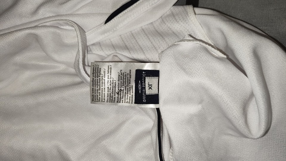 Umbro 2006 XL England Football Home Shirt- Stain On Front | eBay UK