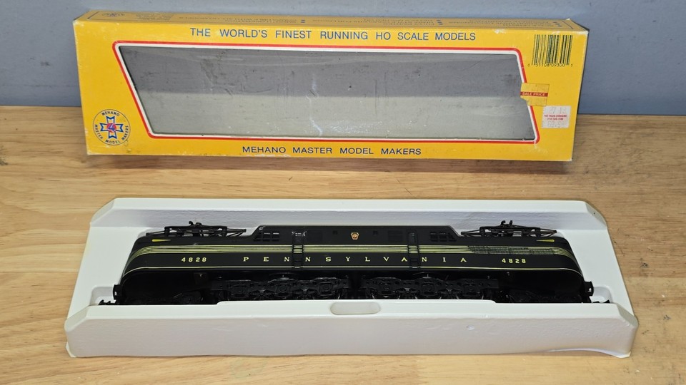 Mehano HO Scale GG-1 Electric Locomotive Train Pennsylvania RR 4828 ...