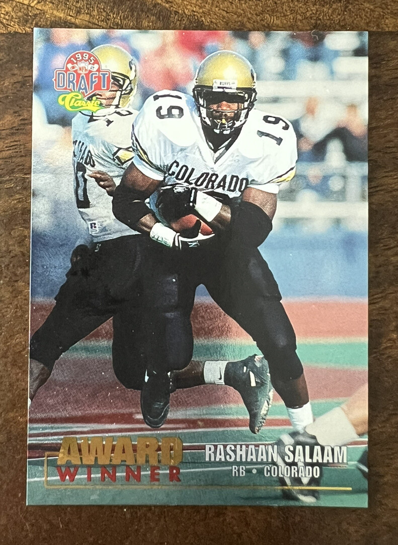 1995 Classic NFL Rookies Football Card #103 Rashaan Salaam | eBay