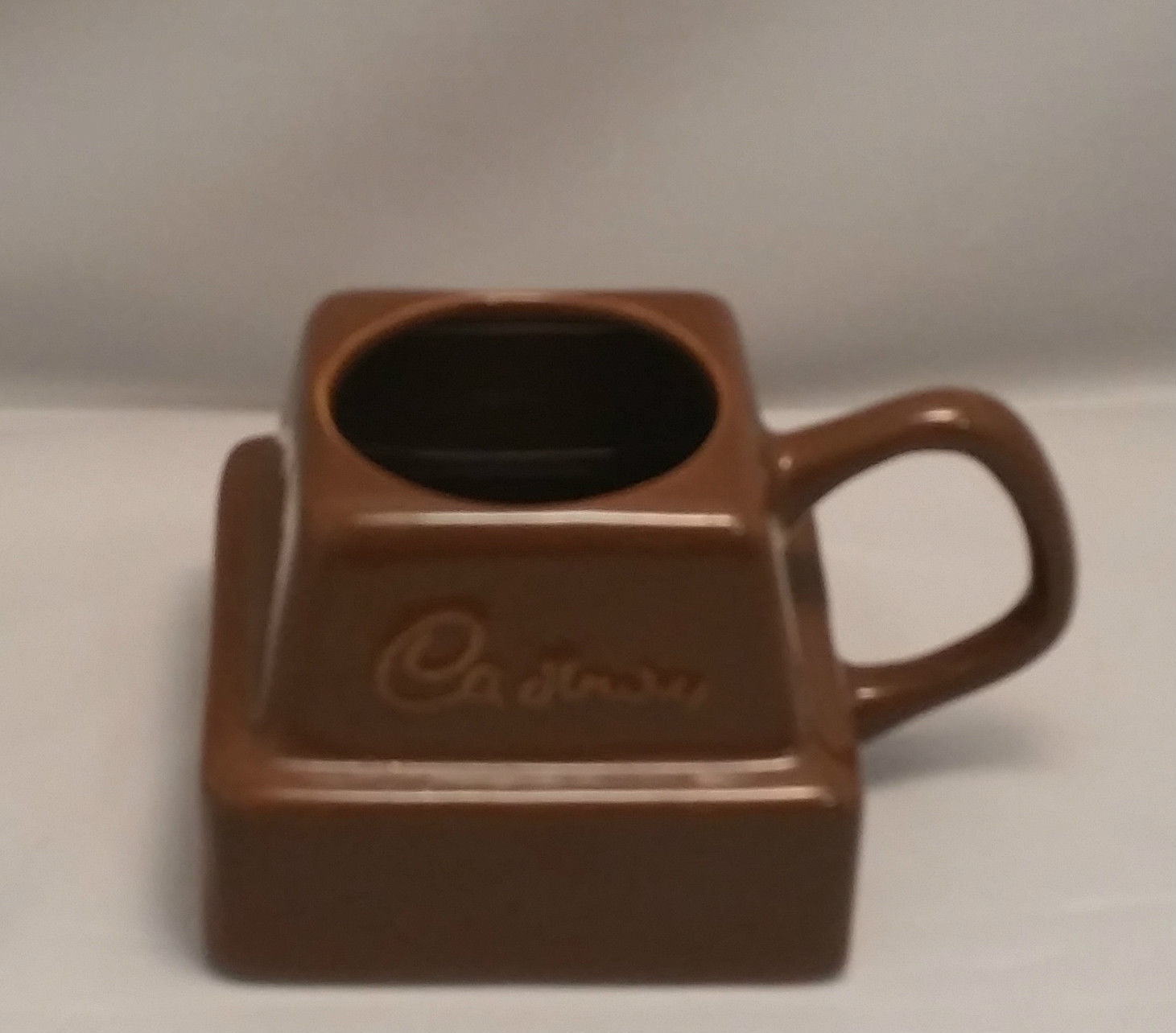 Collectable Vintage Square Cadburys Hot Chocolate Mug Cups Chocolate ...