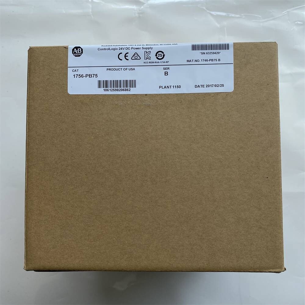 1PC New 1756-PB75R 1756PB75R ControlLogix 24V DC Power Supply Expedited ...
