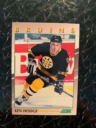 Ken Hodge 1991 BOSTON BRUINS Young Superstars SCORE Card # 9 | eBay