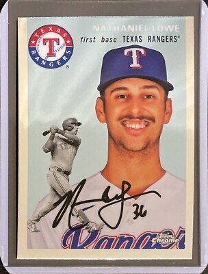 Nathaniel Lowe - 2023 Topps Chrome Platinum Anniversary Baseball #321 ...