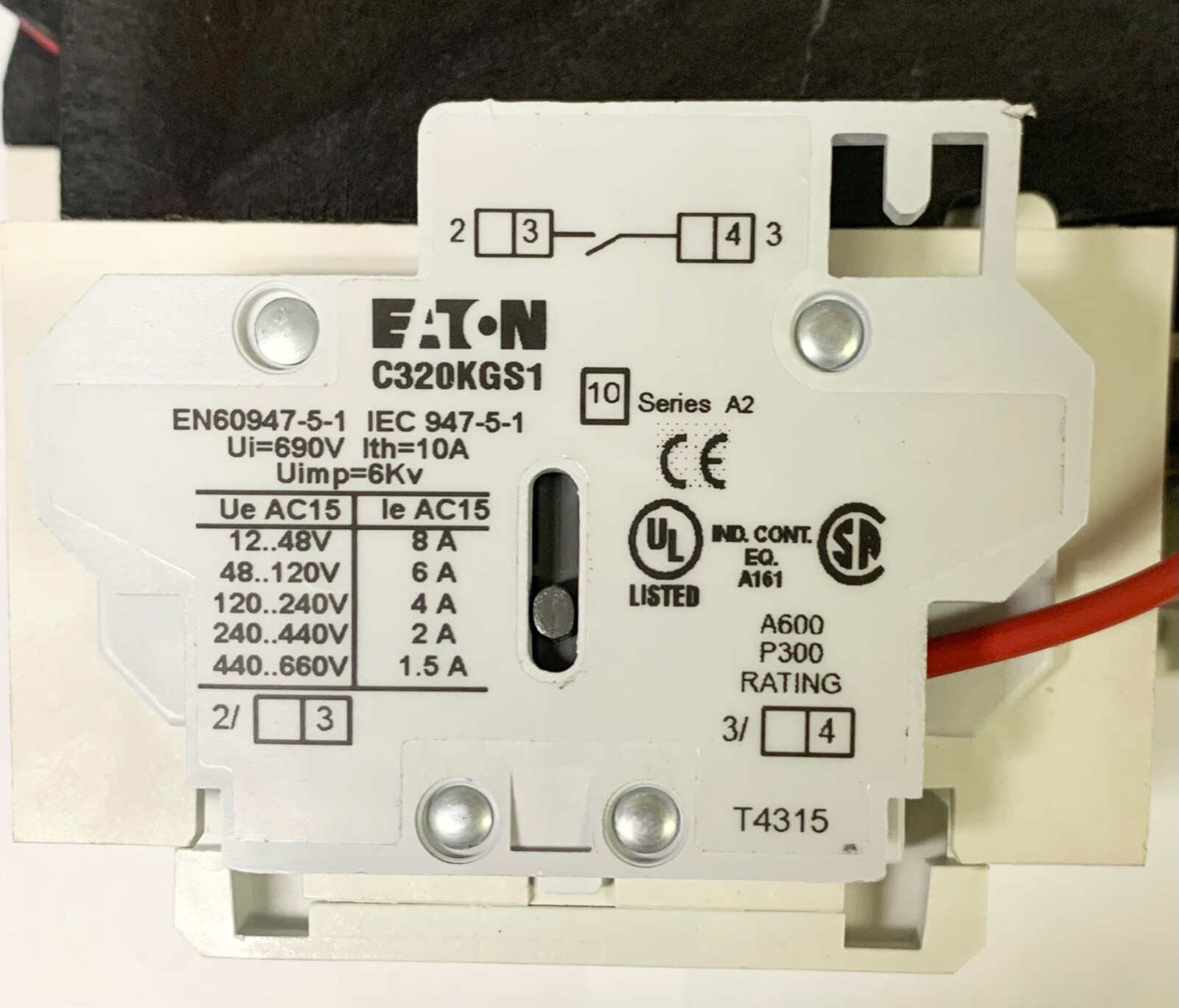 EATON AN16DNY14AB 120 VAC Size 1 AN16YED39 Starter Enhanced Coil 27 AMP ...