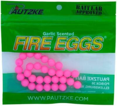 Pautzke Garlic Scented Fire Eggs Red Chartreuse Pink Orange Choice of ...
