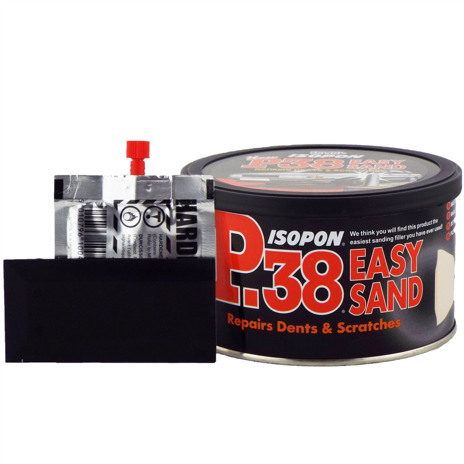 U-Pol David's Isopon P38 & P40 Body Filler Compound Car Body 2x250ml ...