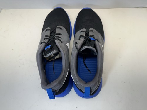 Nike Roshe One Run Black Cobalt Blue Mens US Size 12 Sneakers Shoes ...