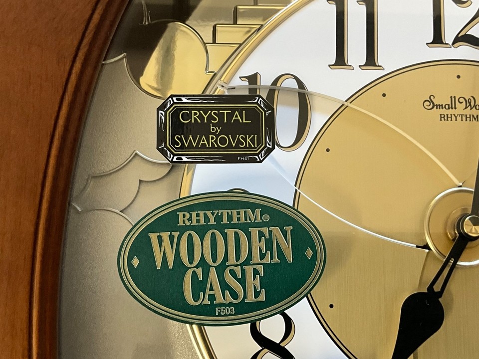 SMALL WORLD RHYTHM TIMECRACKER CLOCK SWAROVSKI CRYSTAL MUSIC MOTION ...