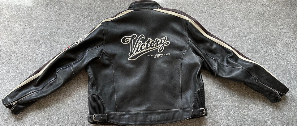 Victory Motorcycle Leather Jacket Size XL Women’s fits most men size ...