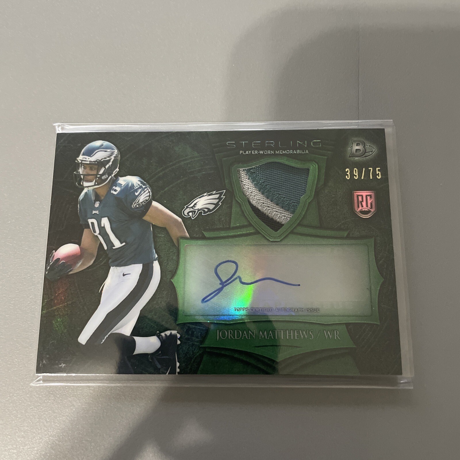 2014 Bowman Sterling - Autograph Rookie Relics Green Refractor #BSAR ...