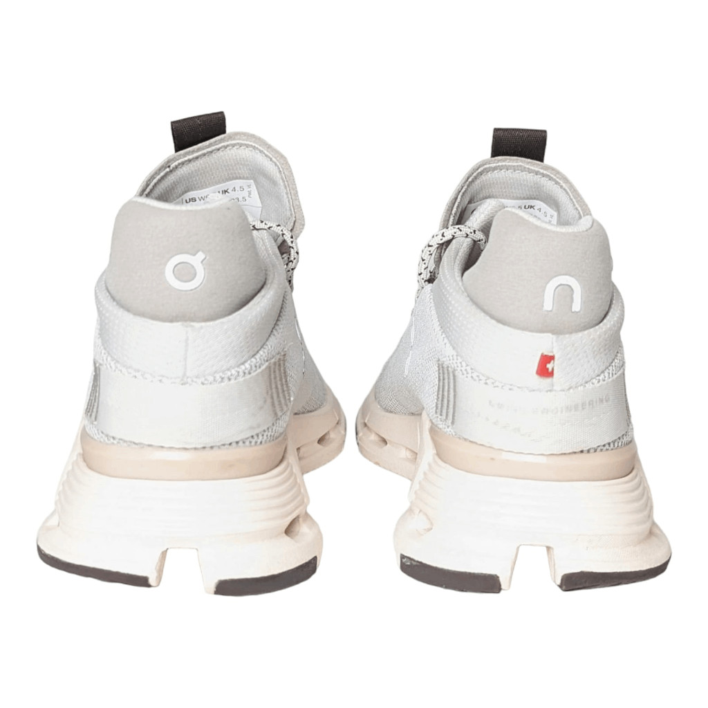 ON RUNNING Cloudnova 'Pearl/Shell' Running Shoes Size… - Gem