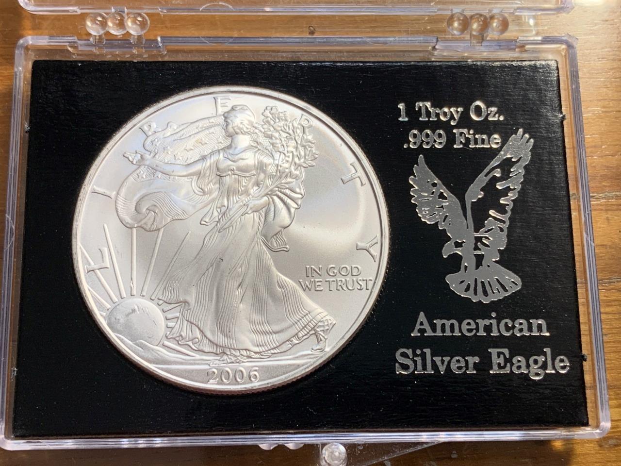 2006 American Eagle 1oz 0.999 Silver Hard Case SKU#34520 | eBay
