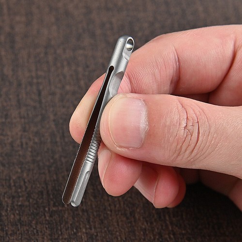 1/2PCS Titanium Mini Tweezer EDC Keychain Portable Tweezers Outdoor ...
