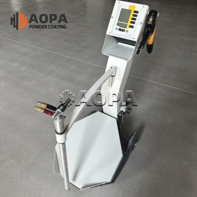 OPT02 PRO B Powder Coating Machine Electrostatic Output Powder Hopper ...