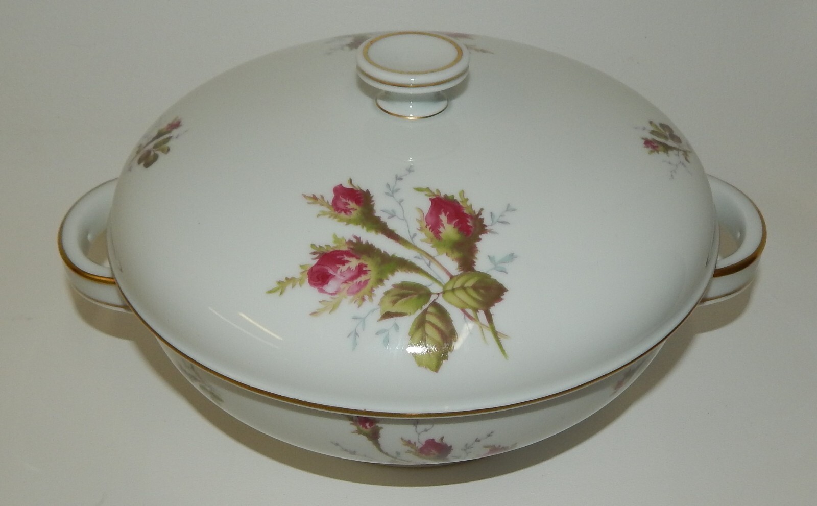 Rosenthal Germany Winifred Moss Rose Petal Lane China Lidded Casserole ...