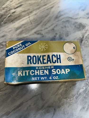 Rokeach Kosher Kitchen Soap - 4oz. Bar Coconut Oil Soap New | eBay