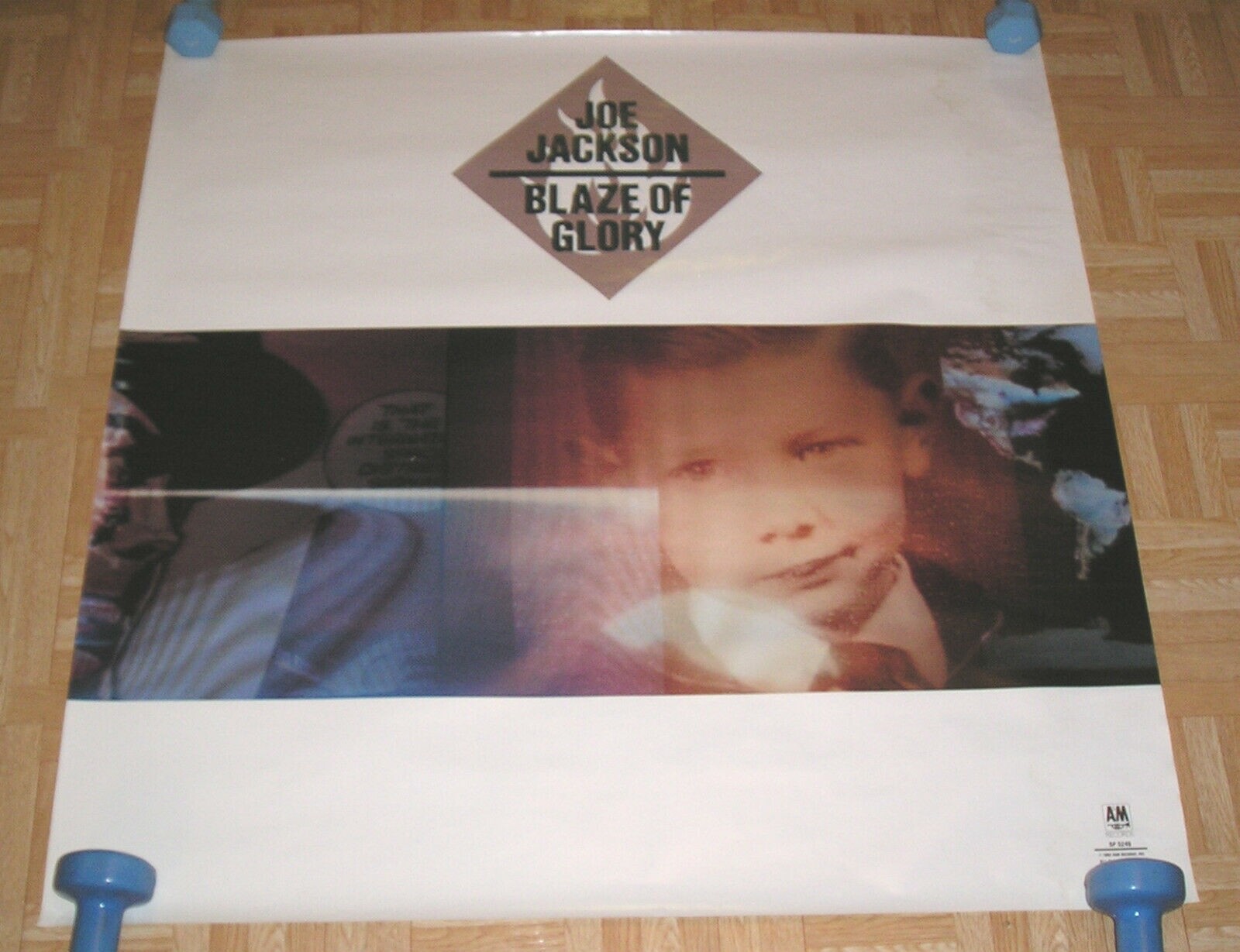 Joe Jackson Blaze of Glory 36x36 1989 Promo Original Poster | eBay