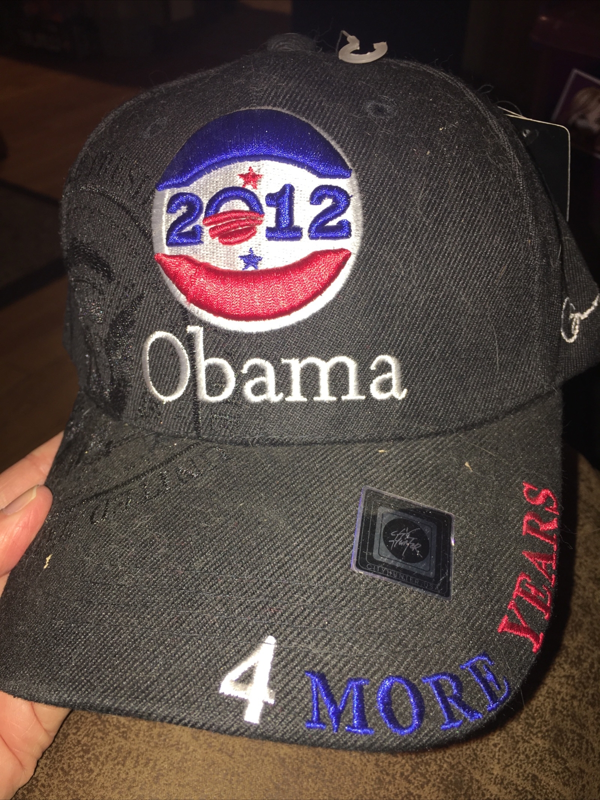 New President Barack Obama 2012 baseball caps with tags - Black | eBay