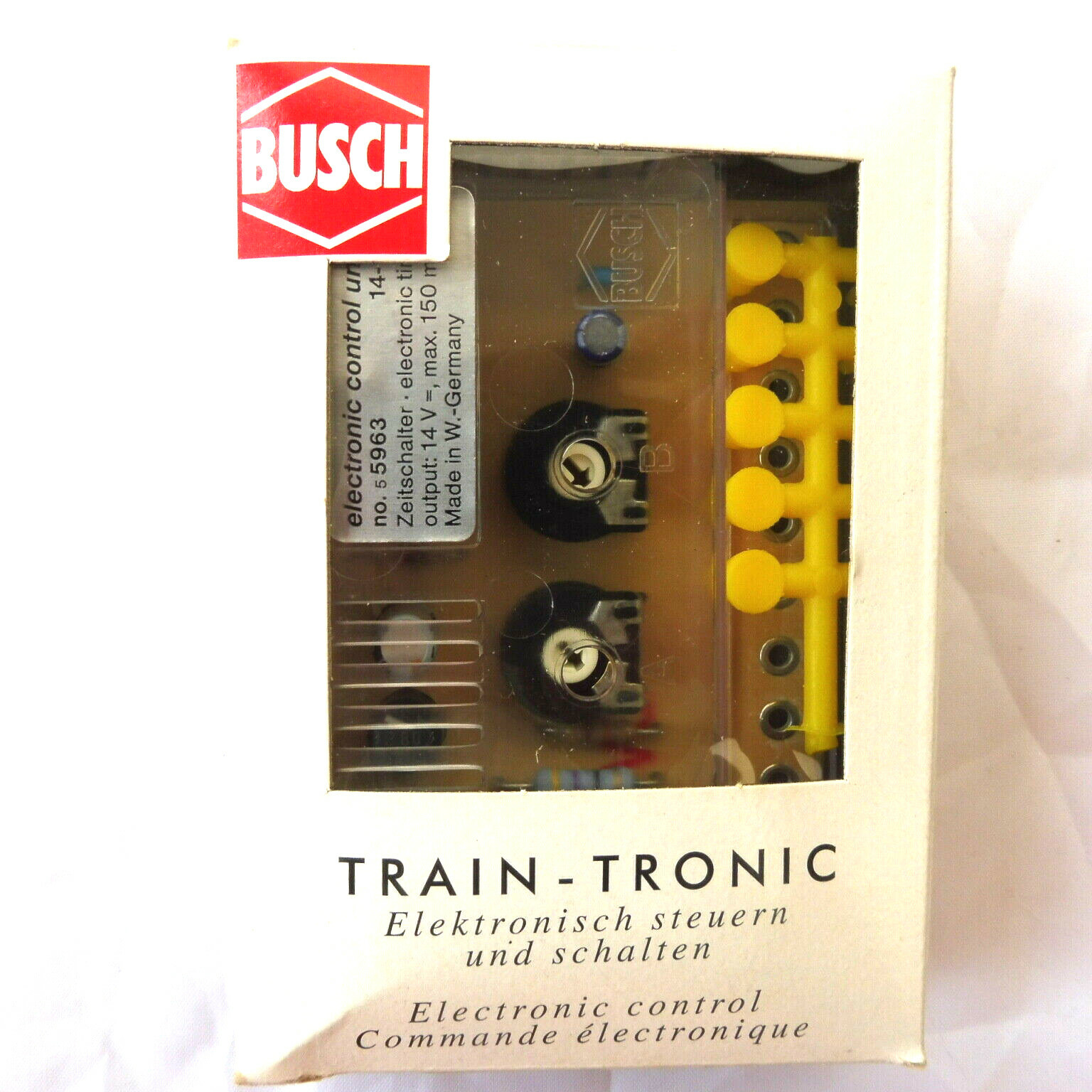 BUSCH - 5963 NEUF DANS BOITE D'ORIGINE ELECTRONIC CONTROL | eBay.de