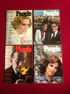 1974, People Magazine (Issues 1,3,4) Scarce/Vintage (First Issue) No ...