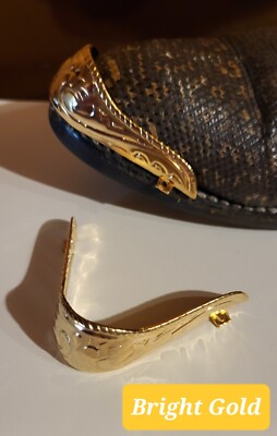 New Western Cowboy Boot Tips Toe Plates Guards for Pointy Toed Boots ...