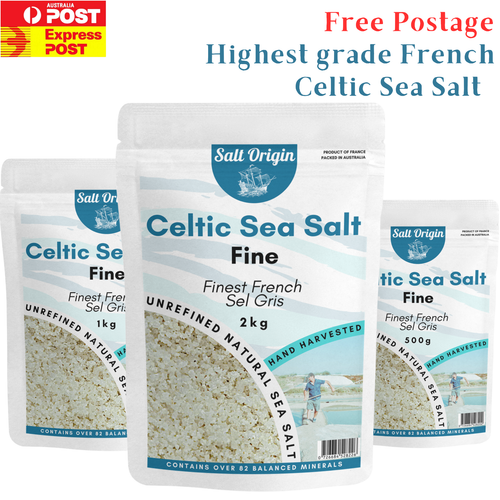 Fine Celtic Sea salt : Hand Harvested : High Mineral content * Free ...