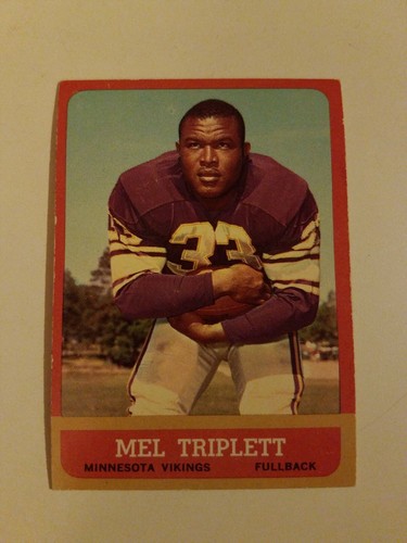 1963 Topps Mel Triplett #100 Minnesota Vikings EX | eBay
