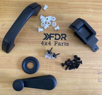 Land Rover Defender 90 110 Interior Door Card Repair Kit Handle Winder ...