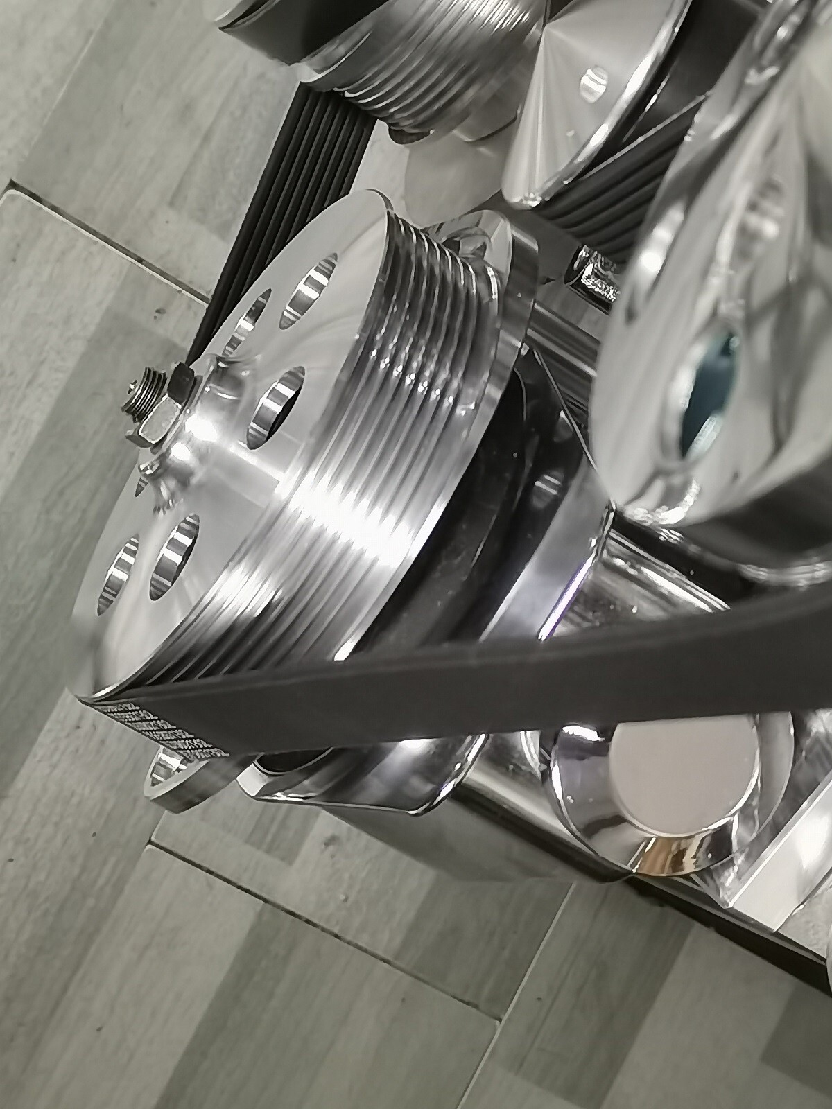 Chevy Small Block Serpentine System All Inclusive Kit 8 Rib 283 350 400 ...