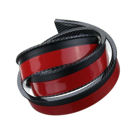 2x 55mm Carbon Style Wheel Arch Rubber Car Fender Flares Moulding Strip ...