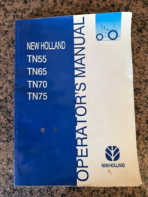 OEM NEW HOLLAND OPERATORS MANUAL TN55 TN65 TN70 TN75 TRACTOR | eBay