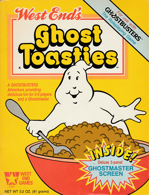 GHOST TOASTIES w/ GM Screen Ghostbusters Roleplaying Game WEG 1986 NEW ...