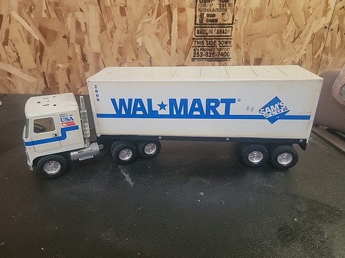 Vintage Nylint Semi Tractor Trailer All Pressed Steel Walmart Sam's ...